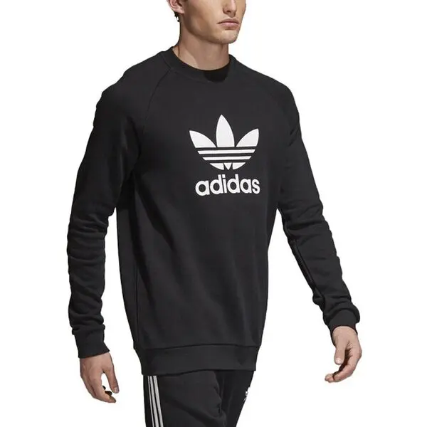 Adidas Originals Trefoil Crew Sweatshirt - Black