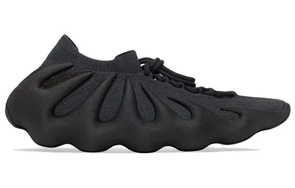 Adidas Yeezy 450 'utility Black' Sneakers - Black/black