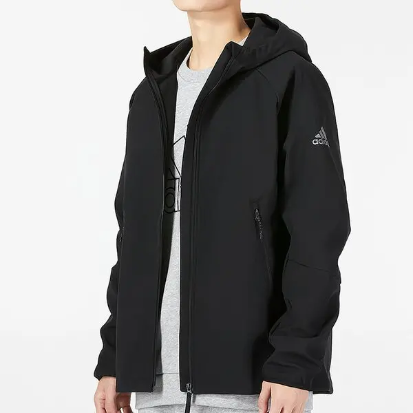 Adidas Logo Zippered Hoodie - Default Colorway