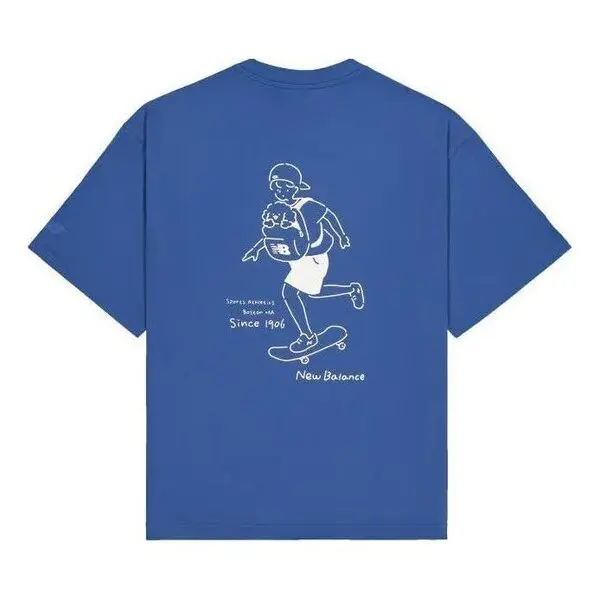 NEW BALANCE Graphic T-shirt - Blue