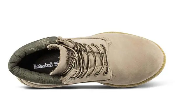 Timberland 6 Inch Premium Waterproof Boots - White/grey