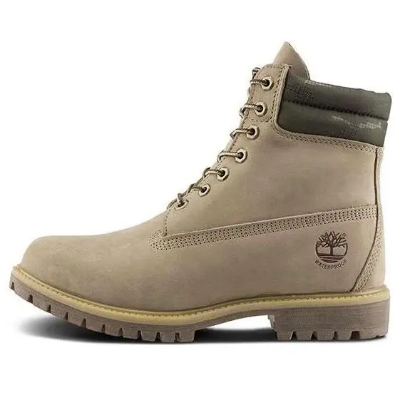 Timberland 6 Inch Premium Waterproof Boots - White/grey