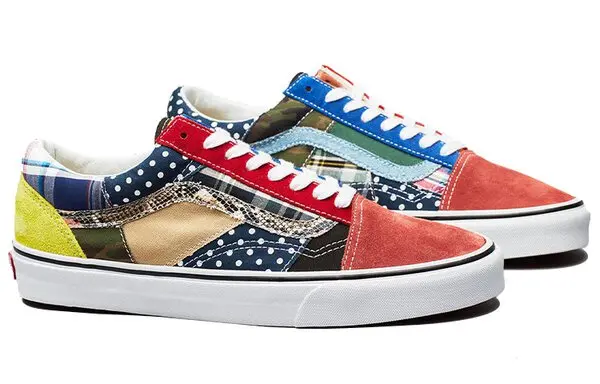 VANS Size? X Old Skool "factory Floor Part 2" Sneakers - Multi-color