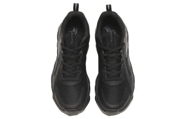 ANTA Running Series Lace-up Sneakers - Black