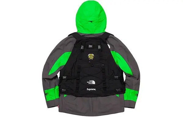 Supreme X The North Face Vest Interchange Jacket - Green