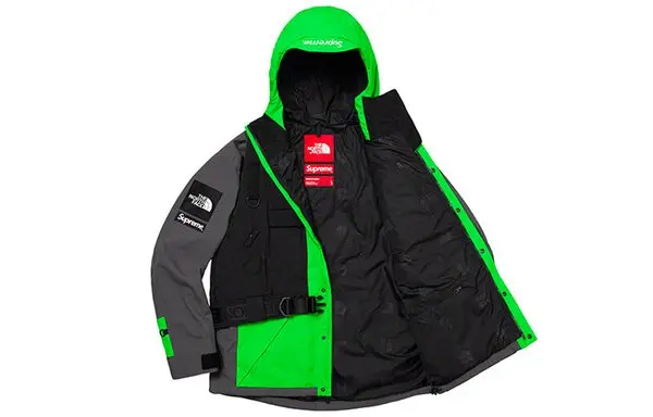 Supreme X The North Face Vest Interchange Jacket - Green