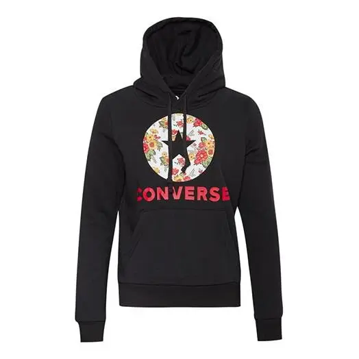 CONVERSE Printing Alphabet Hoodie - Black