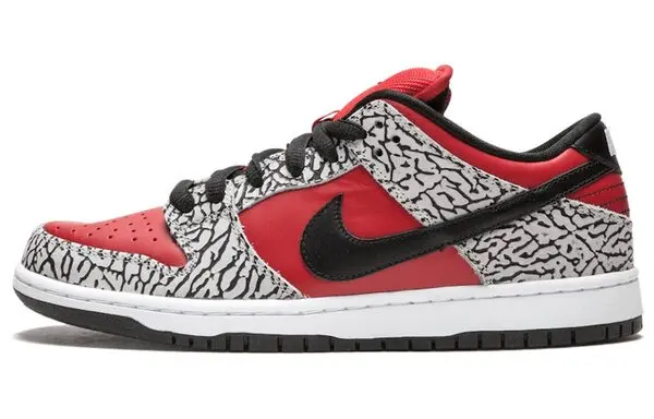 Nike Supreme X Dunk Low Premium Cement Sneakers