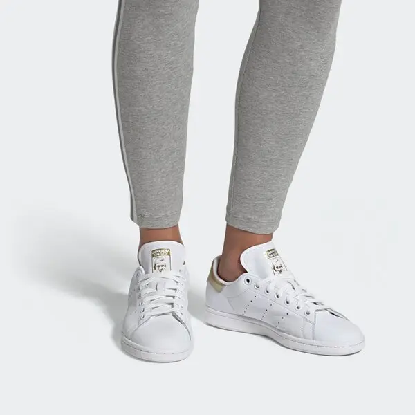 Adidas Stan Smith Sneakers With Metallic Heel Accent