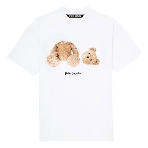 Palm Angels Bear Graphic T-shirt - White