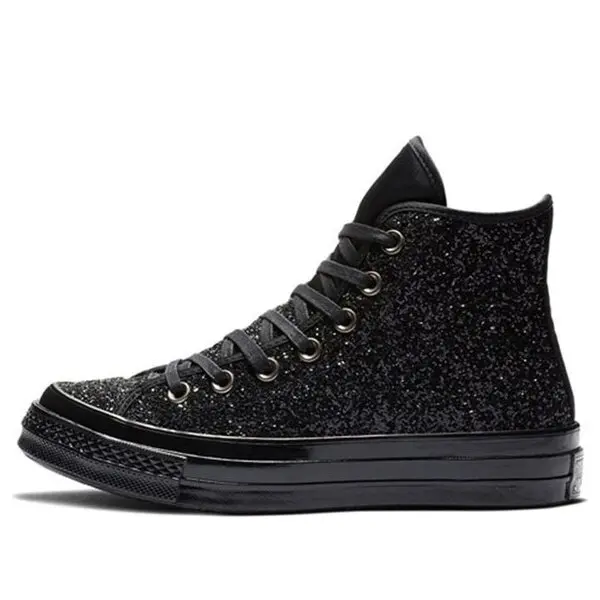 CONVERSE Chuck Taylor All Star Hi Glitter Sneakers - Black