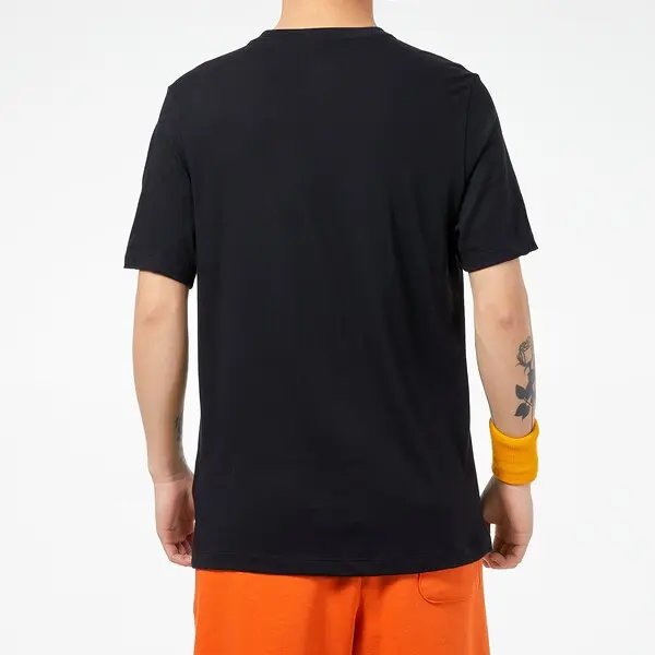Nike Basketball Sports Contrasting Colors Printing Round Neck Short Sleeve