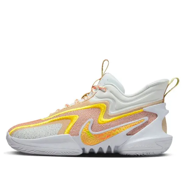 Nike Cosmic Unity 2 Ep Mid Top Basketball Sneakers - Gray/yellow