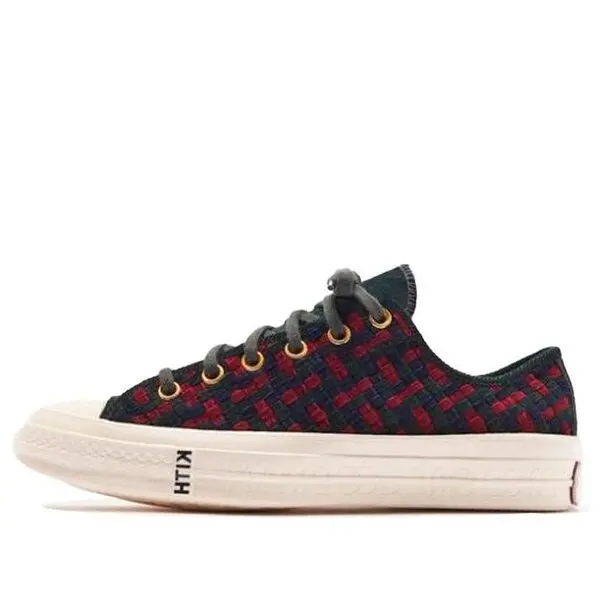 CONVERSE Kith X Bergdorf Goodman X Chuck 70 Low 'multi Woven' Sneakers - Black/red