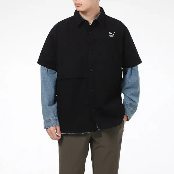 PUMA Classics Oversized Short Sleeve Polo Shirt