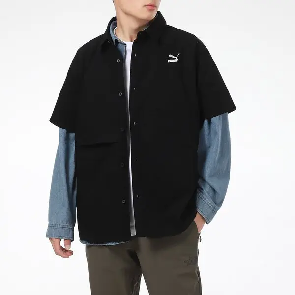 PUMA Classics Oversized Short Sleeve Polo Shirt