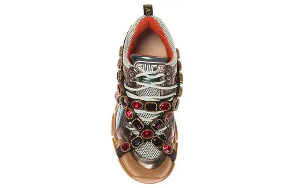 Gucci Flashtrek Embellished Sneakers - Multi-color