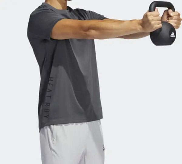Adidas Heat.rdy Training T-shirt - Light Gray
