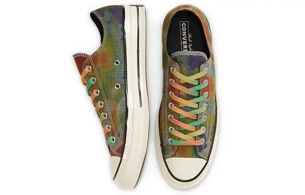 CONVERSE Chuck 70 Low Glen Plaid Tie Dye - Multi-color
