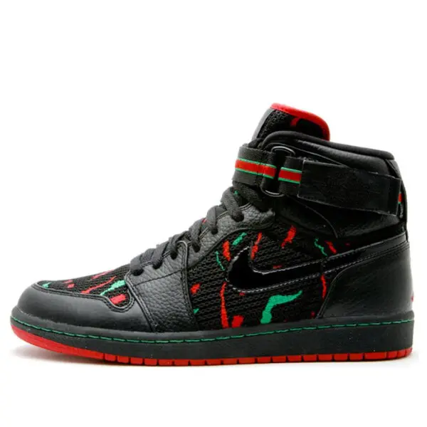 JORDAN 1 High Strap Sneakers - Black