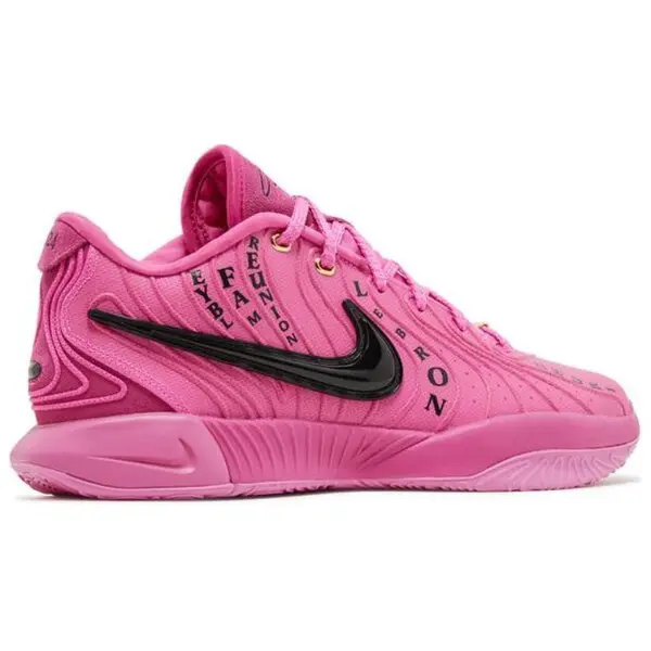 Nike Lebron 21 'eybl Peach Jam' Sneakers - Laser Fuchsia/black
