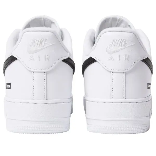 Nike X Supreme Air Force 1 Low "white Black - White/black