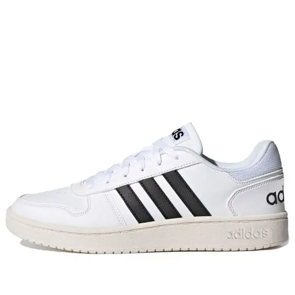 Adidas Hoops 2.0 Low Top Sneakers - White/black