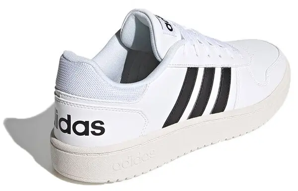 Adidas Hoops 2.0 Low Top Sneakers - White/black