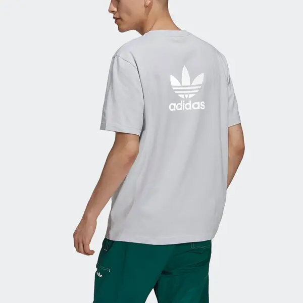 Adidas Originals B+f Trefoil Tee Logo Loose Sports Short Sleeve - Blue
