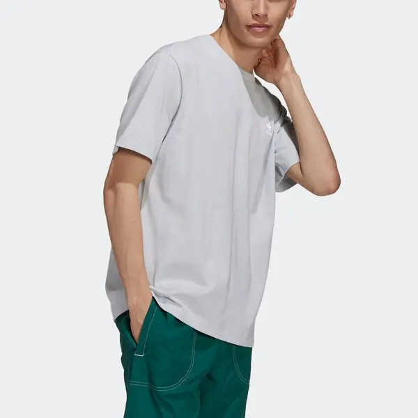 Adidas Originals B+f Trefoil Tee Logo Loose Sports Short Sleeve - Blue