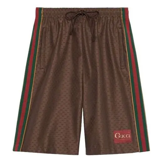 Gucci Ss21 Printed Shorts - Brown