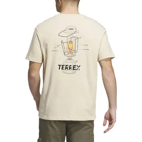 Adidas Graphic T-shirt Asia Sizing - Beige