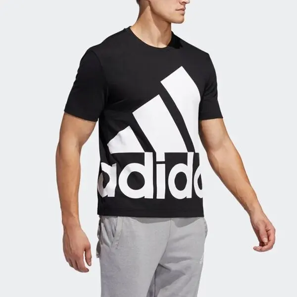 Adidas Large Logo Printing Short Sleeve