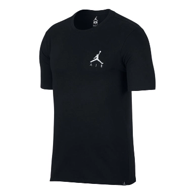 JORDAN Jumpman Air Embroidered T-shirt'black - Black/white