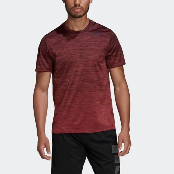 Adidas Gradient Tee Sports Round Neck Short Sleeve - Red