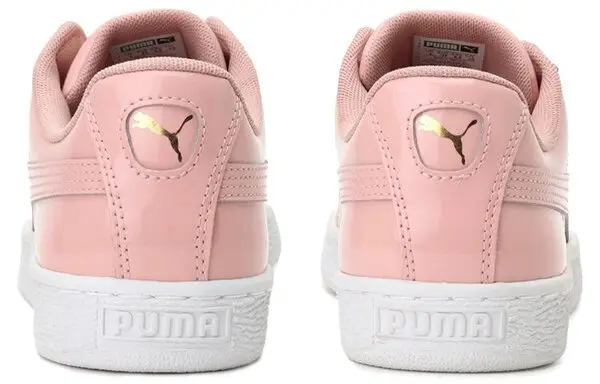 PUMA Basket Heart Patent Sneakers - Pink