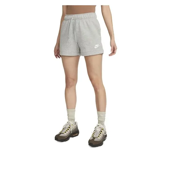 Nike Club Fleece Mid-rise Shorts - Grey