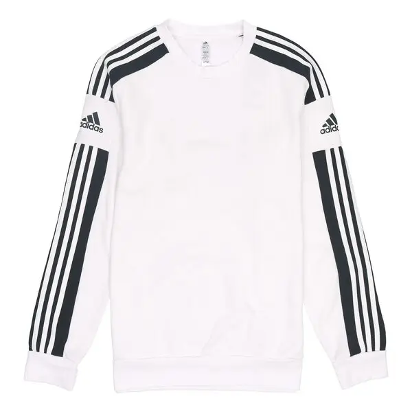 Adidas Long Sleeve Pullover With Striped Logo Detailing - Default Color