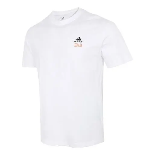 Adidas Iseem Gfx Tee With Graphic Print - White
