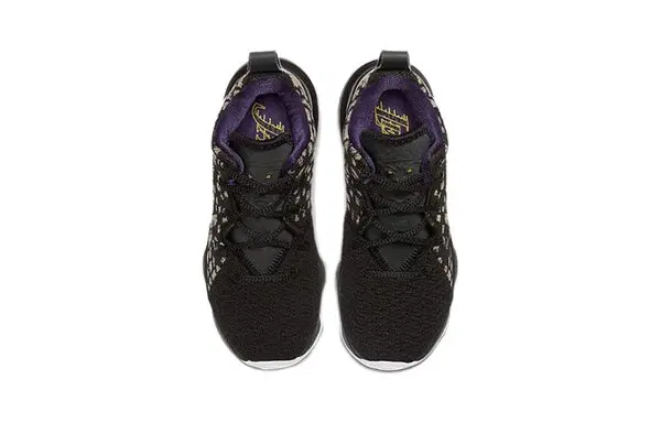 Nike Lebron 17 "lakers" Athletic Sneakers - Black