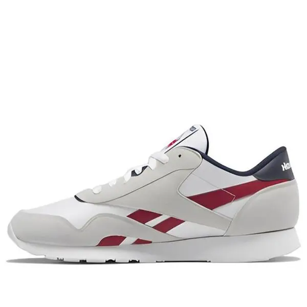 REEBOK Classic Nylon Sneakers - White/grey/red