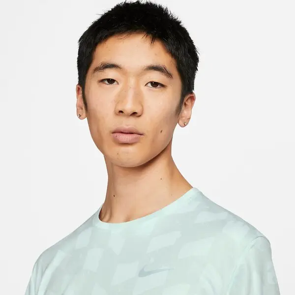Nike Dri-fit Miler Short-sleeve Running Top