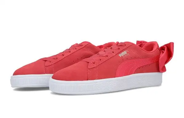PUMA Suede Bow Low Top Sneakers