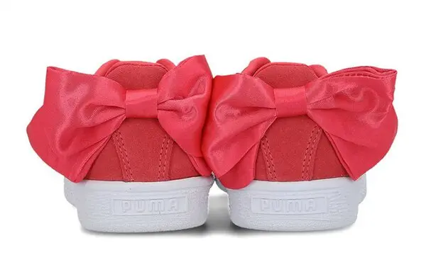 PUMA Suede Bow Low Top Sneakers