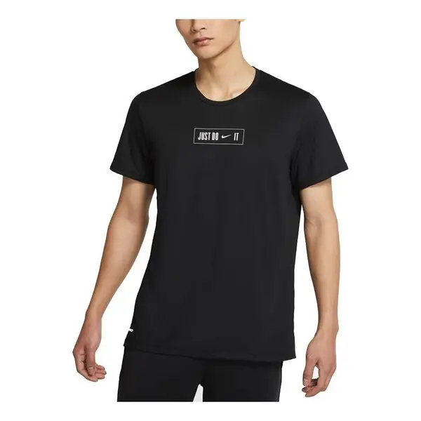 Nike Dri-fit Sports Training Short Sleeve - Black