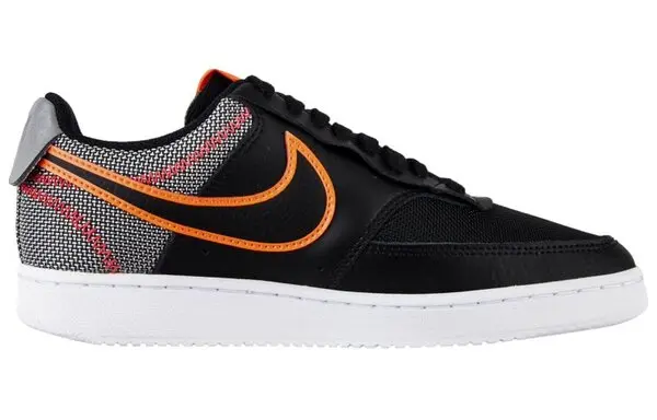 Nike Court Vision Low Premium Sneakers - Black/silver