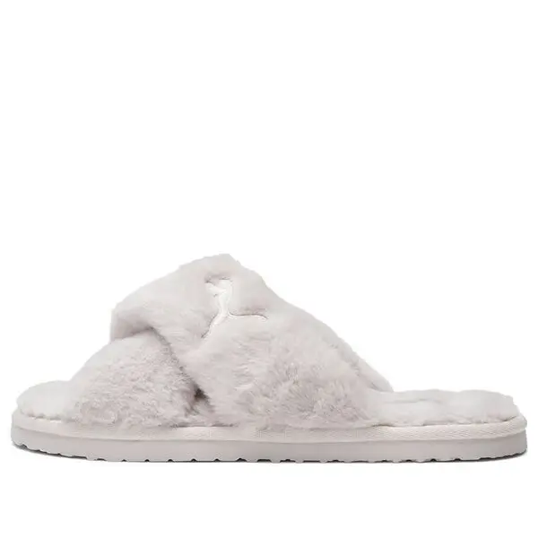 PUMA Fluff X Strap Slide - White