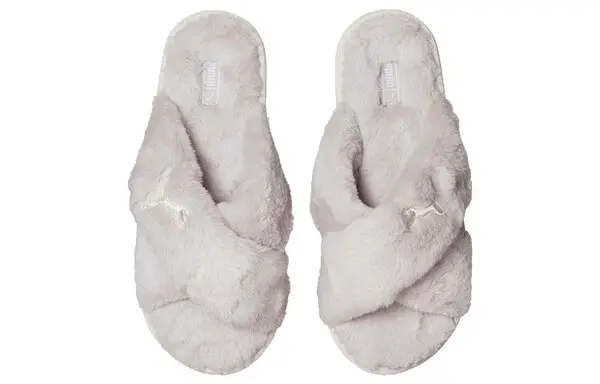 PUMA Fluff X Strap Slide - White