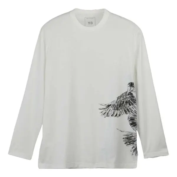 Adidas Y-3 Graphic Long Sleeve T-shirt Asia Sizing
