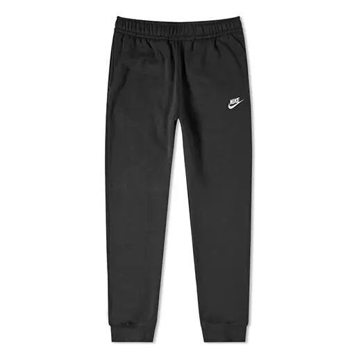 Nike Club Sweat Fleece Casual Sports Long Pants - Black